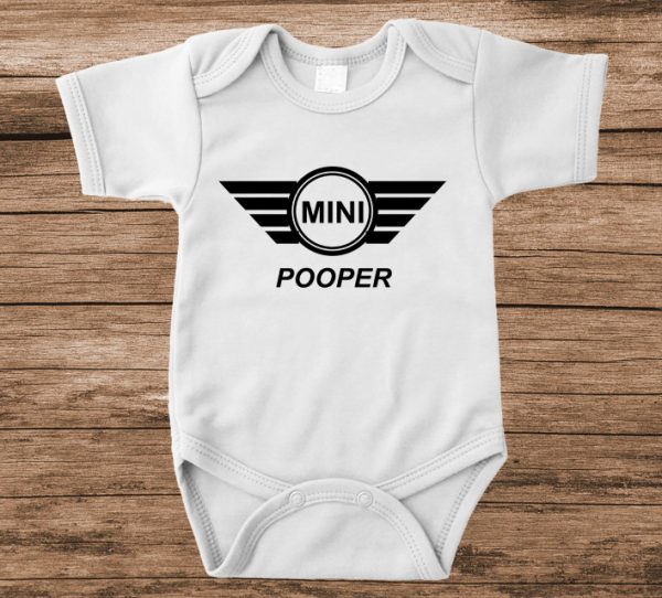 Romper mini pooper - Grappige Rompertjes